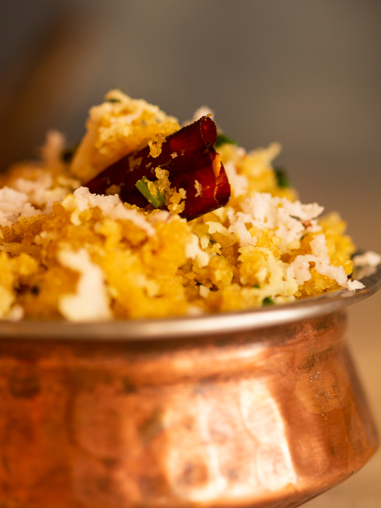 Quinoa flakes upma / Quinoa flakes poha - Veenas Vegnation