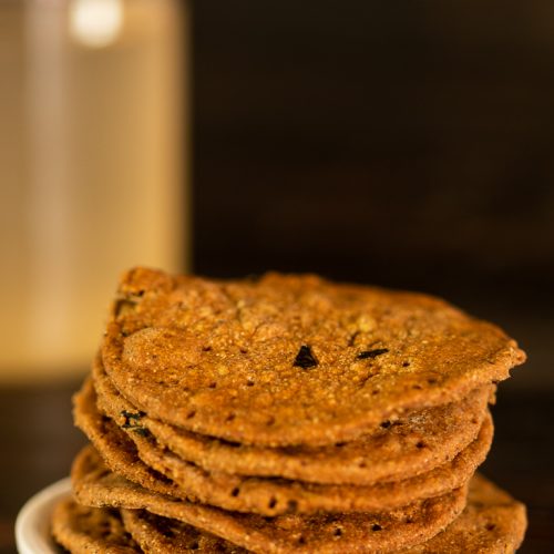Baked Bajra Pudina Mathri - Veenas Vegnation