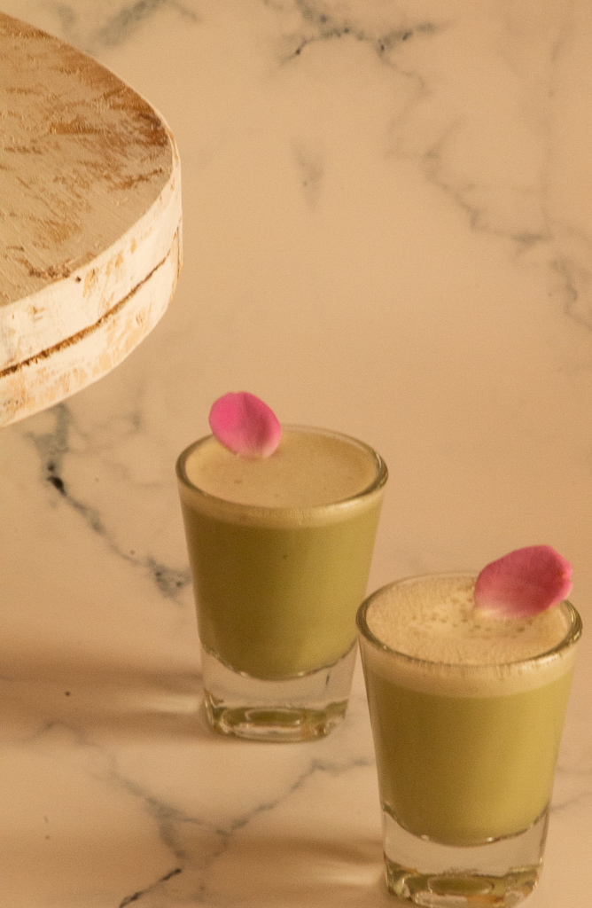 Gulkand Pan Shots with Almond Milk-Holi Special - Veenas Vegnation