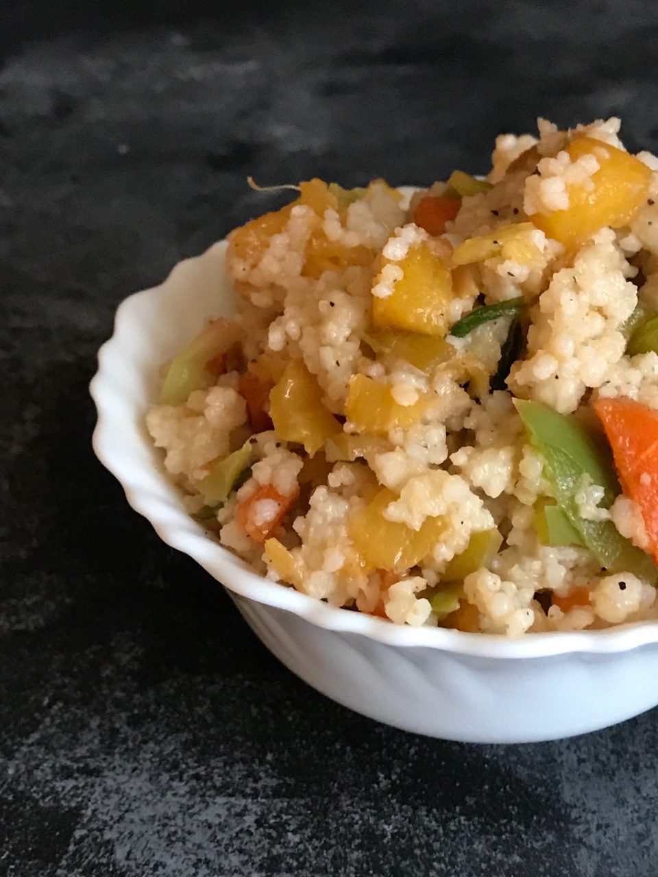 Varagu pineapple fried rice - Veenas Vegnation