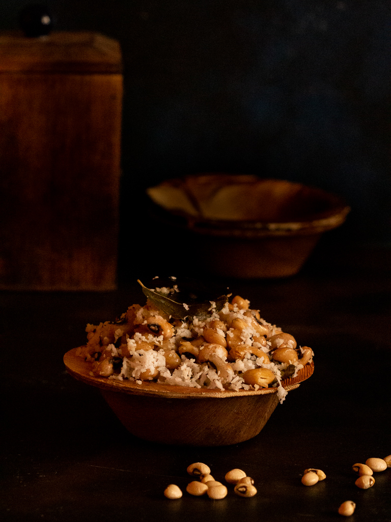 Instant Pot Karamani Sundal-Navaratri sundal recipes - Veenas Vegnation